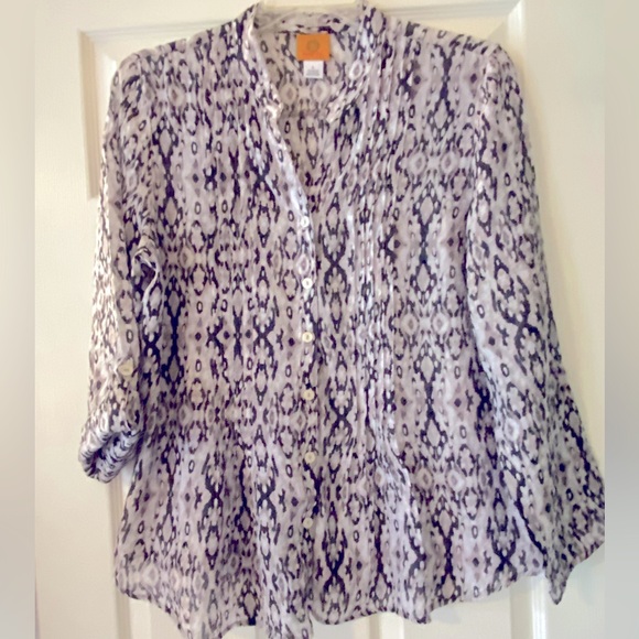 Ruby Rd. | Tops | Ruby Rd Sheer Blouse | Poshmark